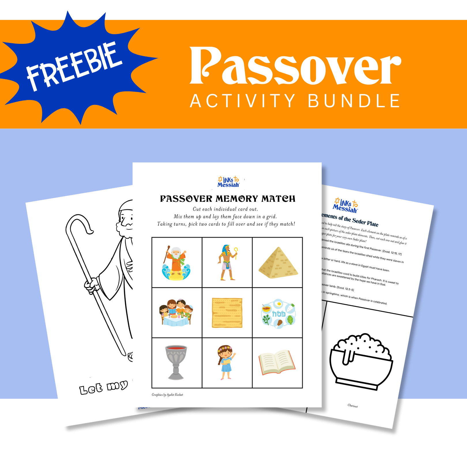 Free! - Passover Activity Bundle Download – Links To Messiah